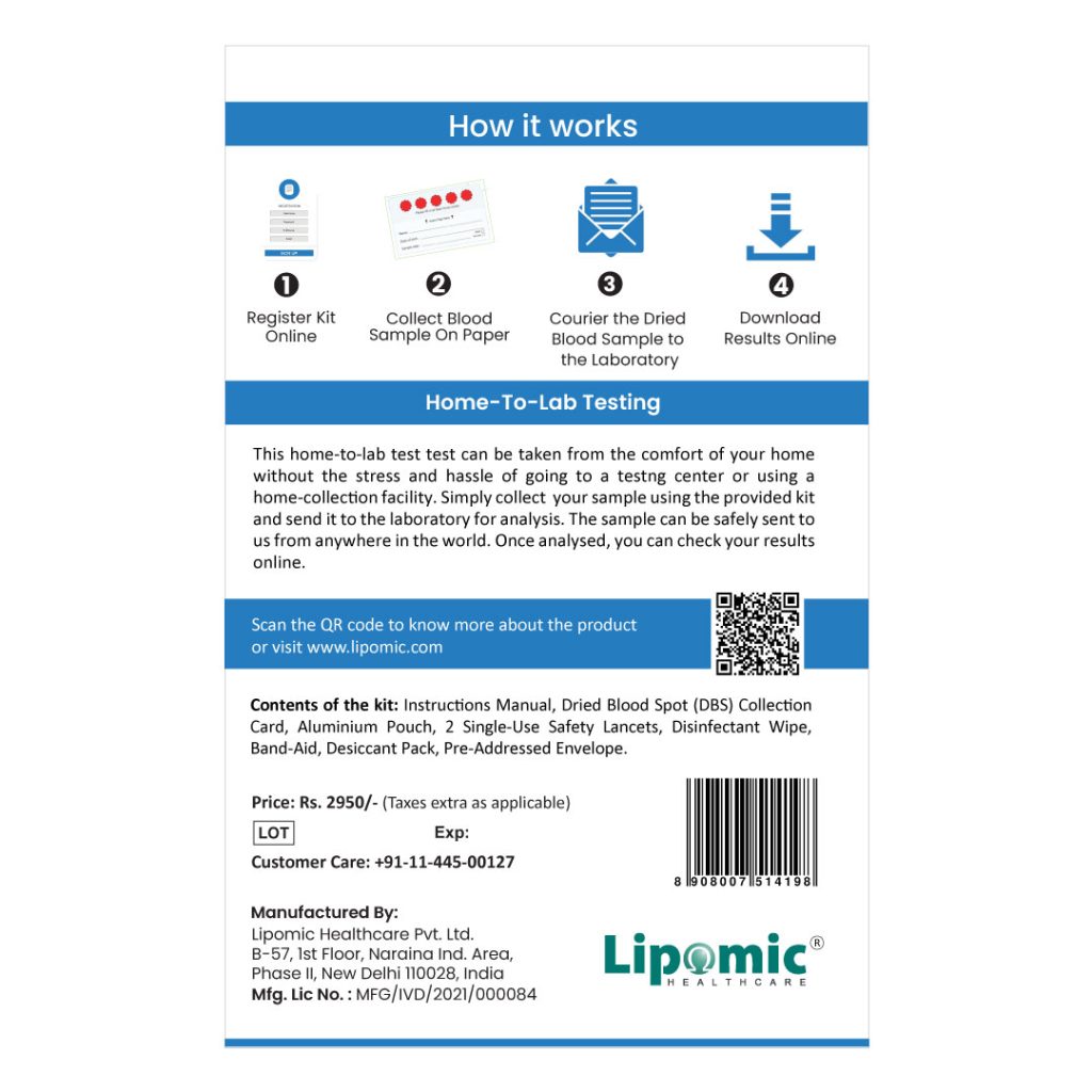 Histamine Intolerance Test | Lipomic.com