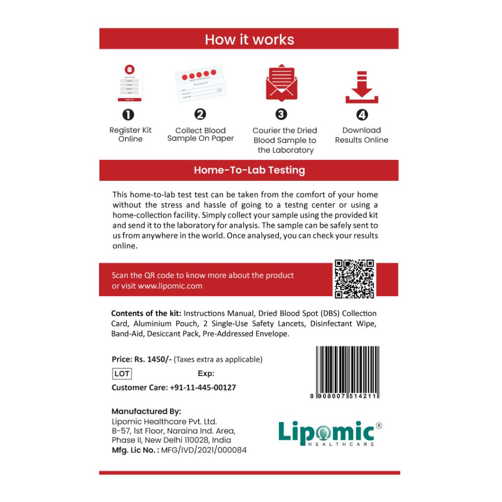 Inflammation Test Plus | Lipomic.com